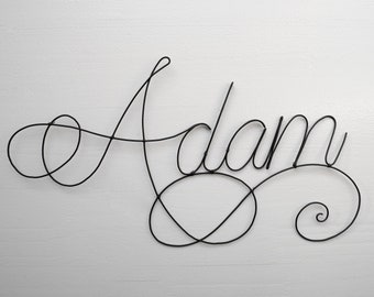 Customizable Wire Name Wall Decoration for Children's - Etsy