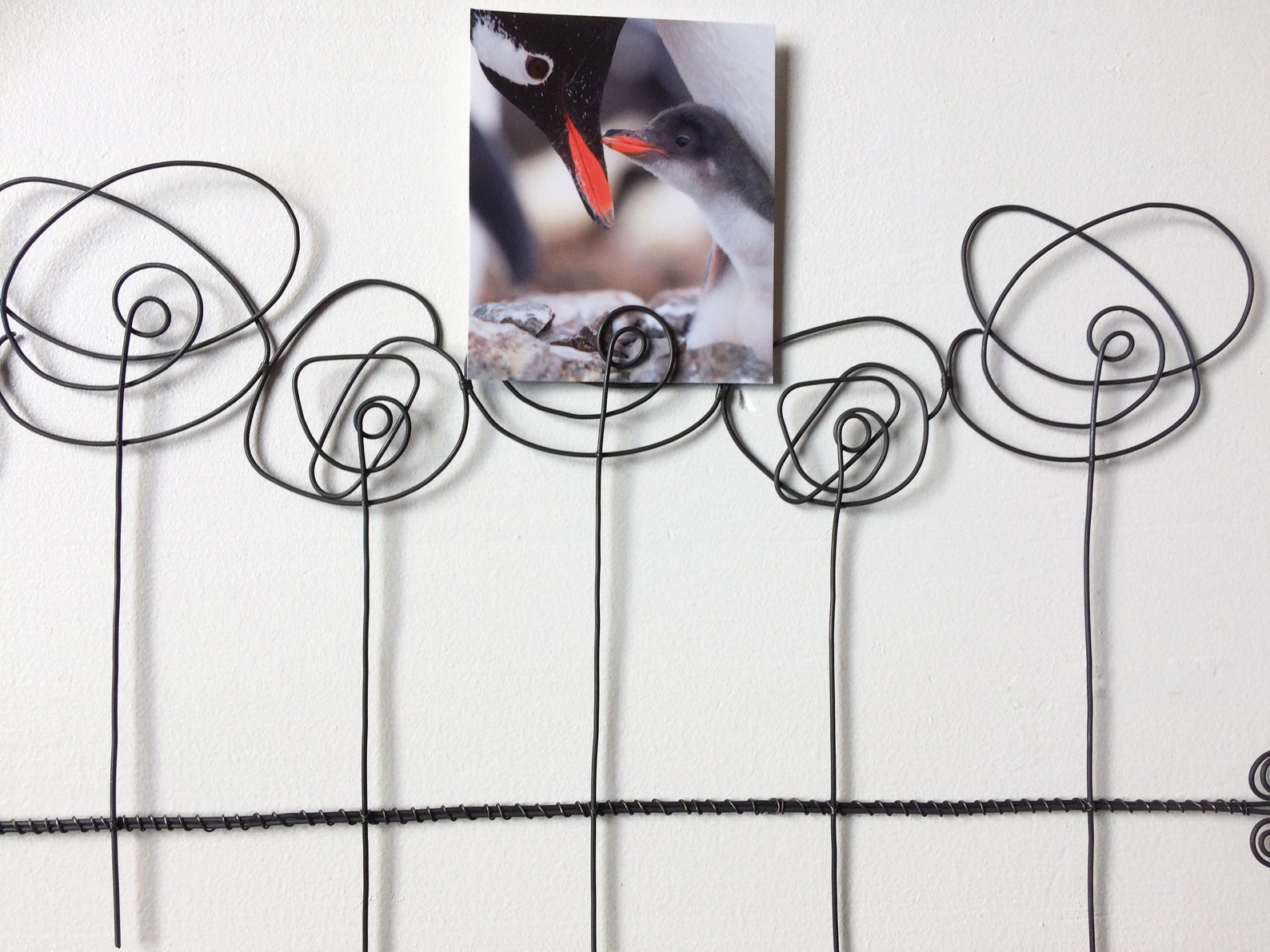 Photo Collage, Annealed Wire Photo Holder, Photo Frame, Boho Nature ...