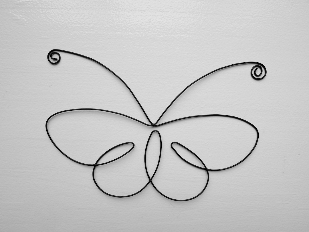 Wire Butterfly, Wire Butterfly, Wire Wall Decoration, Boho Nature ...