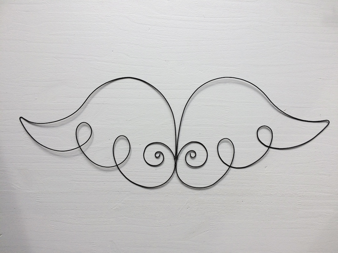 Annealed Wire Angel Wings, Annealed Wire Wall Decoration, Children's ...