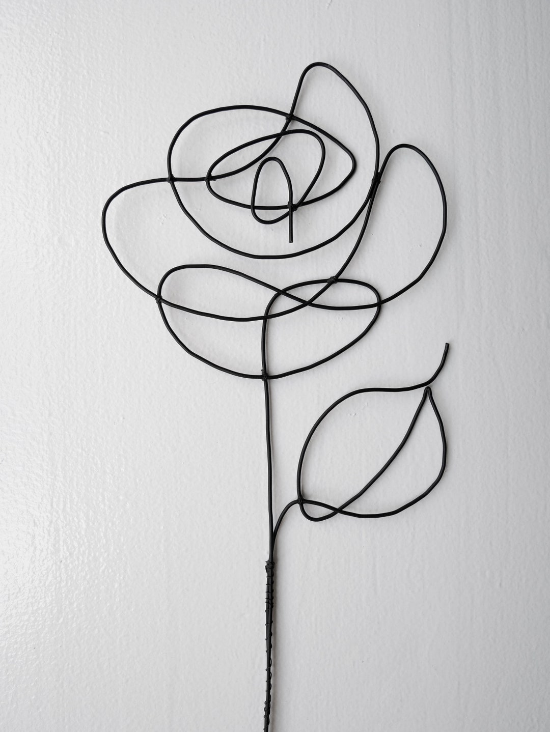 Pink Wire Flower Annealed Wire Flower Floral Wall - Etsy UK