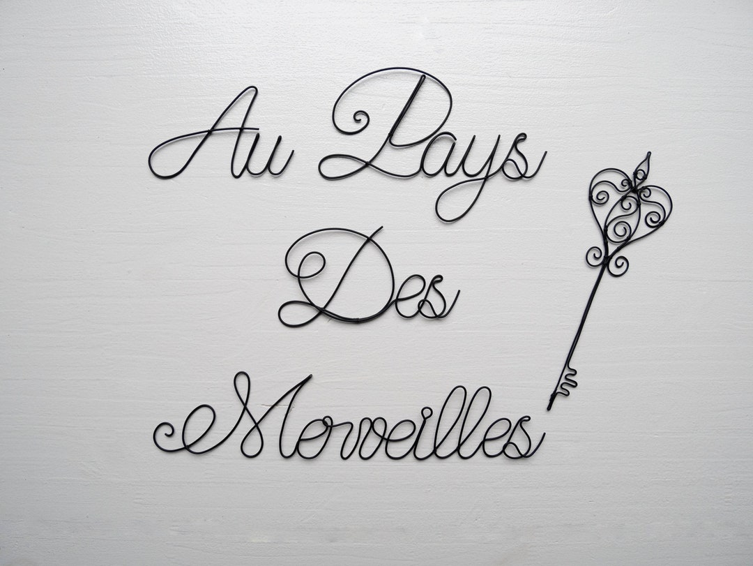 Wire Phrase, in Wonderland, Alice, Magical Universe, Child Bedroom Wall ...