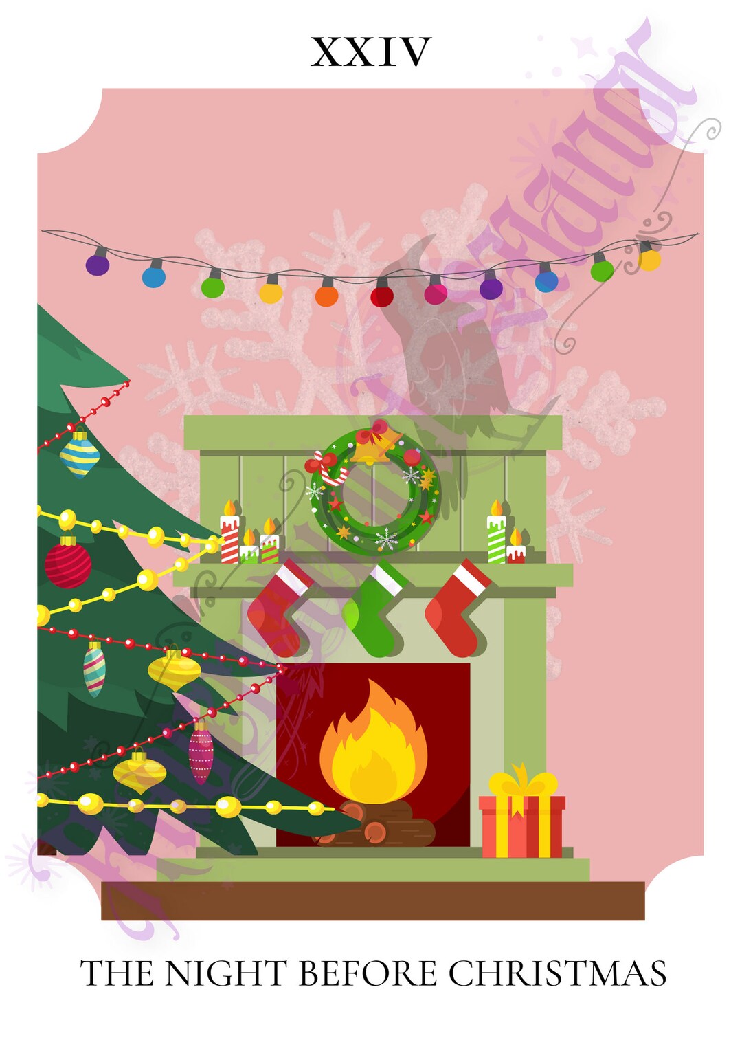 Advent Tarot Digital Downloadable Christmas Yule Yuletide Holidays 1 to ...