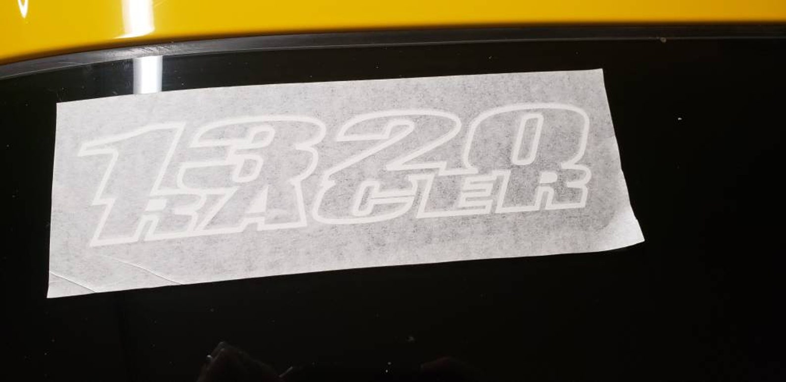 1320 Racer Drag Race Sticker. White Vinyl Decal. PAIR Includes - Etsy