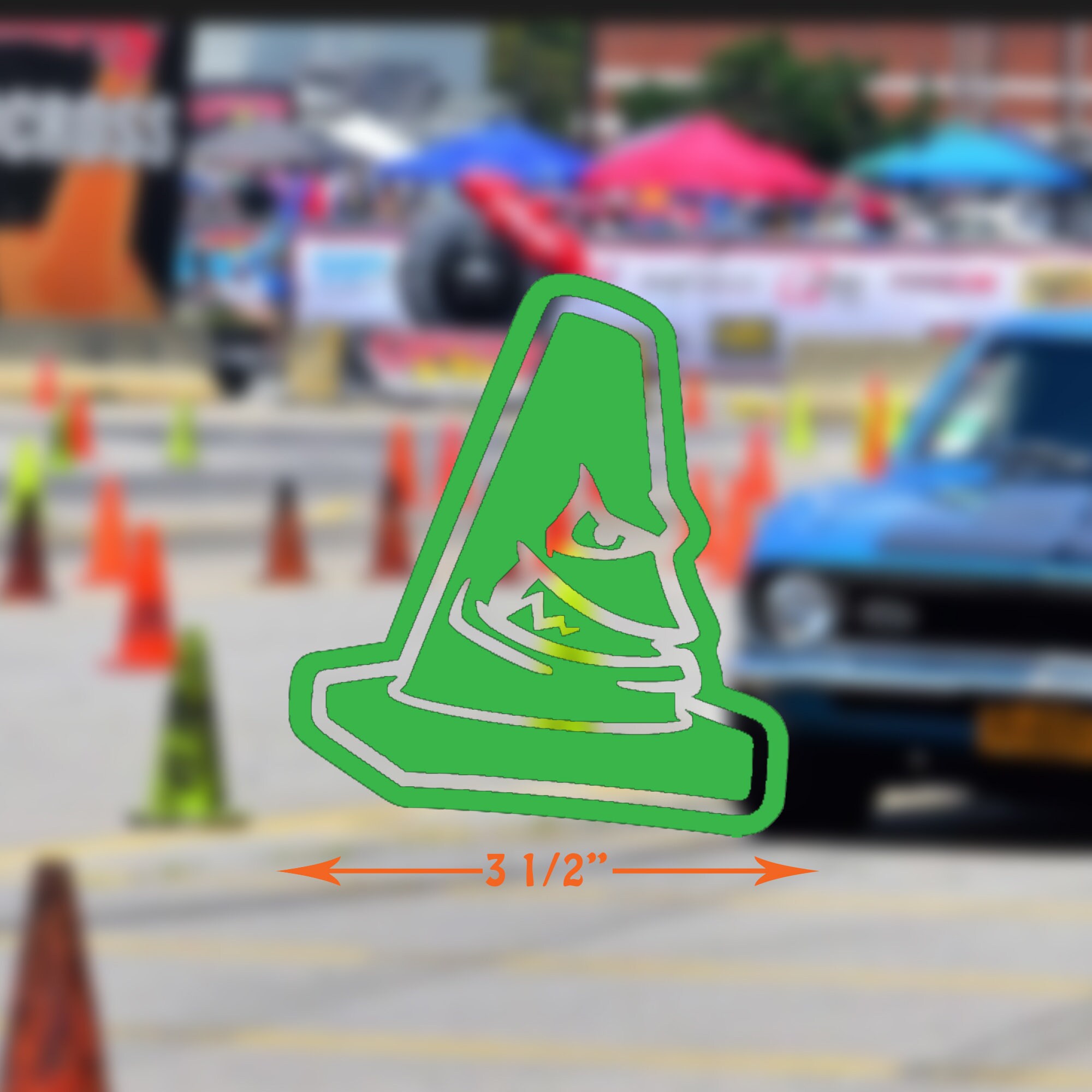 Autocross Cone Road Race Sticker Vinyl Decal. PAIR Includes - Etsy