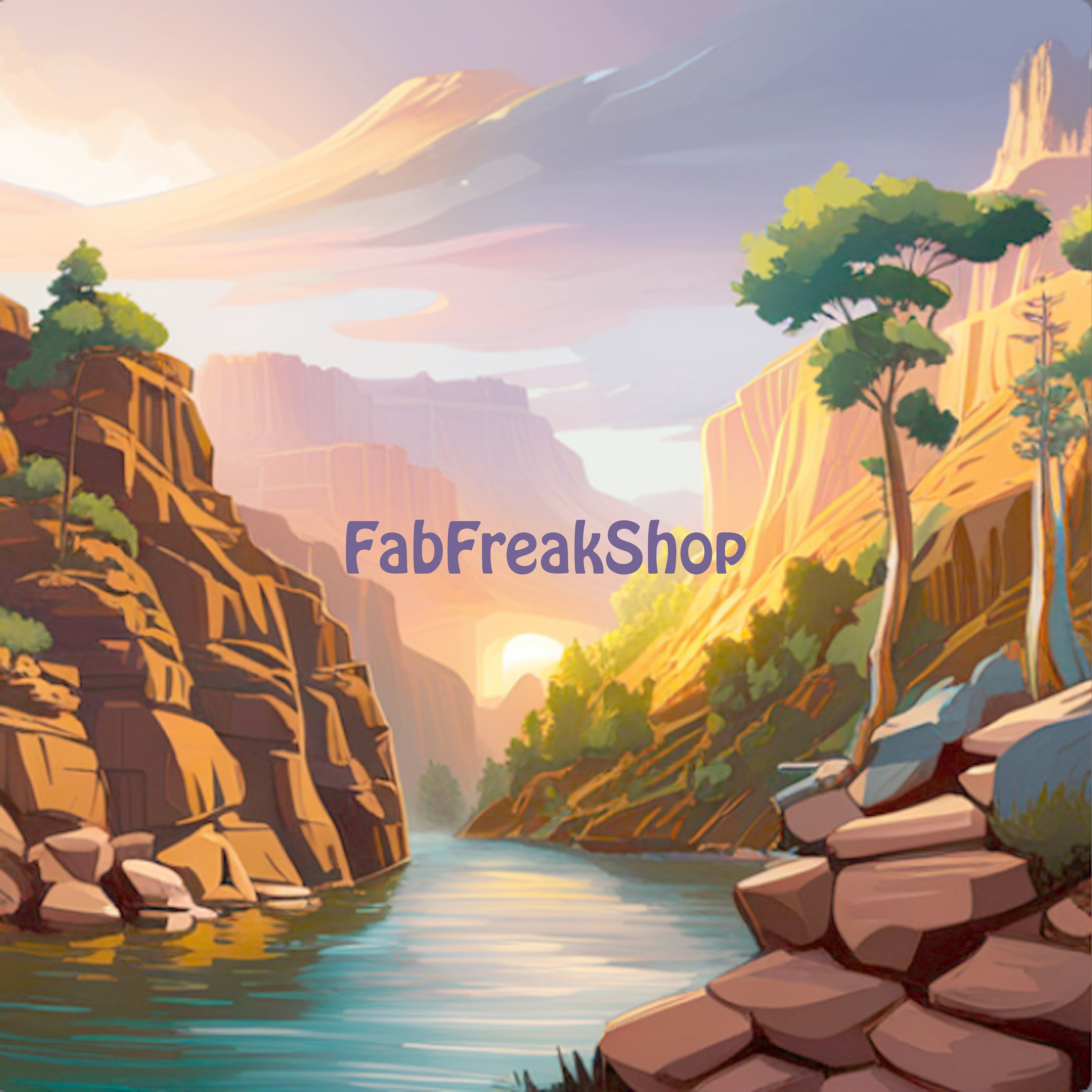 12x12" Scrapbook Paper, Grand Canyon Theme, Digital Download JPG ...