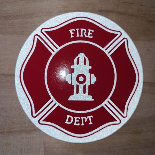 Fire Dept Decal - Etsy