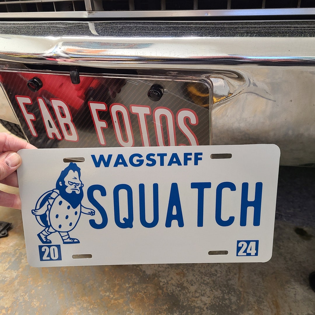 Beefsquatch Reflective License Plate. Bobs Burgers Fan. Reflective ...
