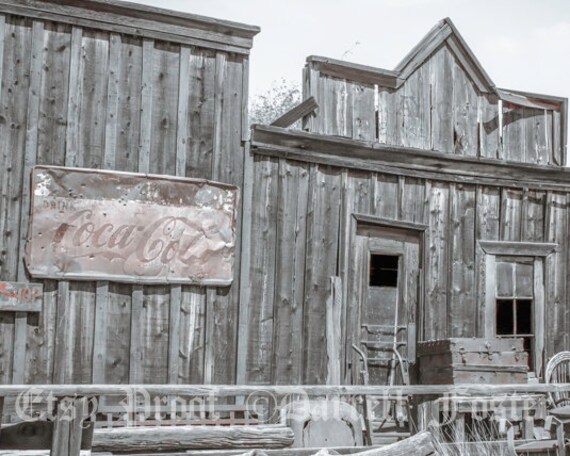 Old Western Town Storefronts