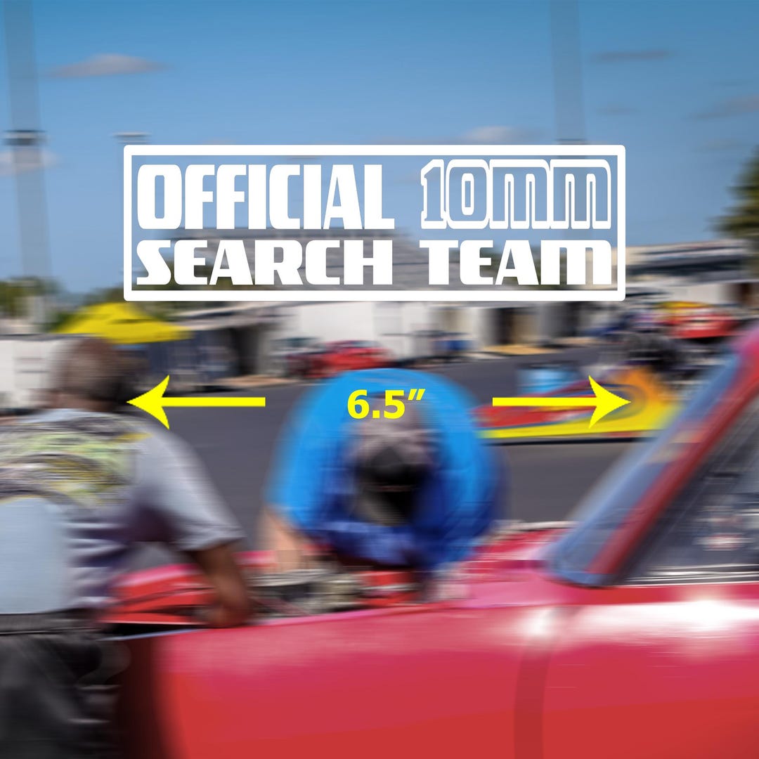 Official 10mm Search Team Vinyl Decal (pair) - Etsy