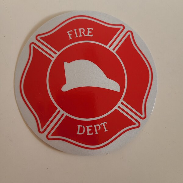 Fire Dept Decal - Etsy