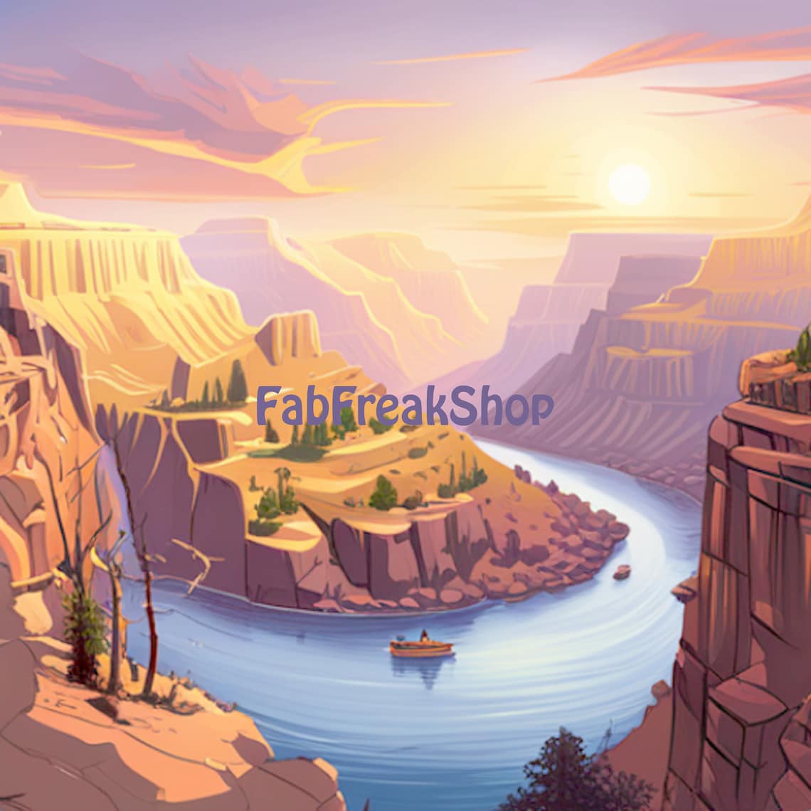 12x12" Scrapbook Paper, Grand Canyon Theme, Digital Download JPG ...