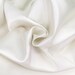 Mikado di seta pura bianco perlato, tessuto pregiato Made in Italy per ...