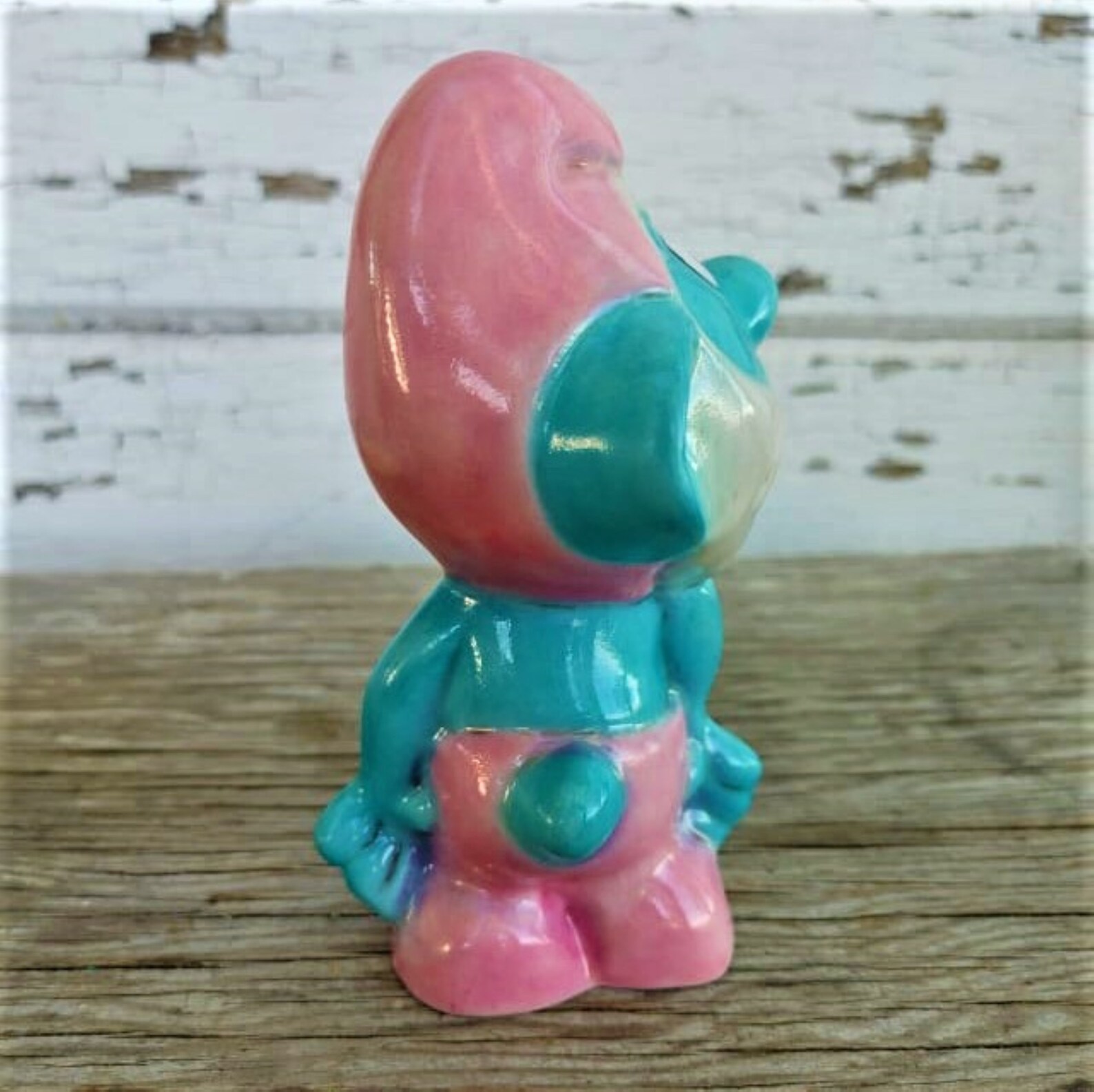 Vintage Figurines Ceramic Smurf 1980s Toys 1980s Decor - Etsy