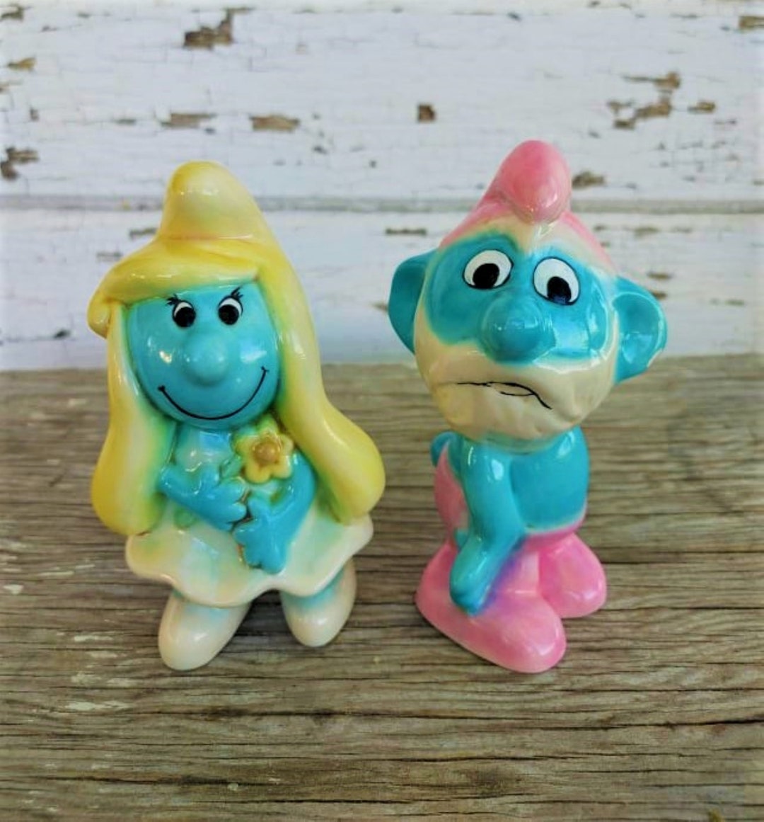 Vintage Figurines, Ceramic Smurf, 1980s Toys, 1980s Decor, Home Decor ...