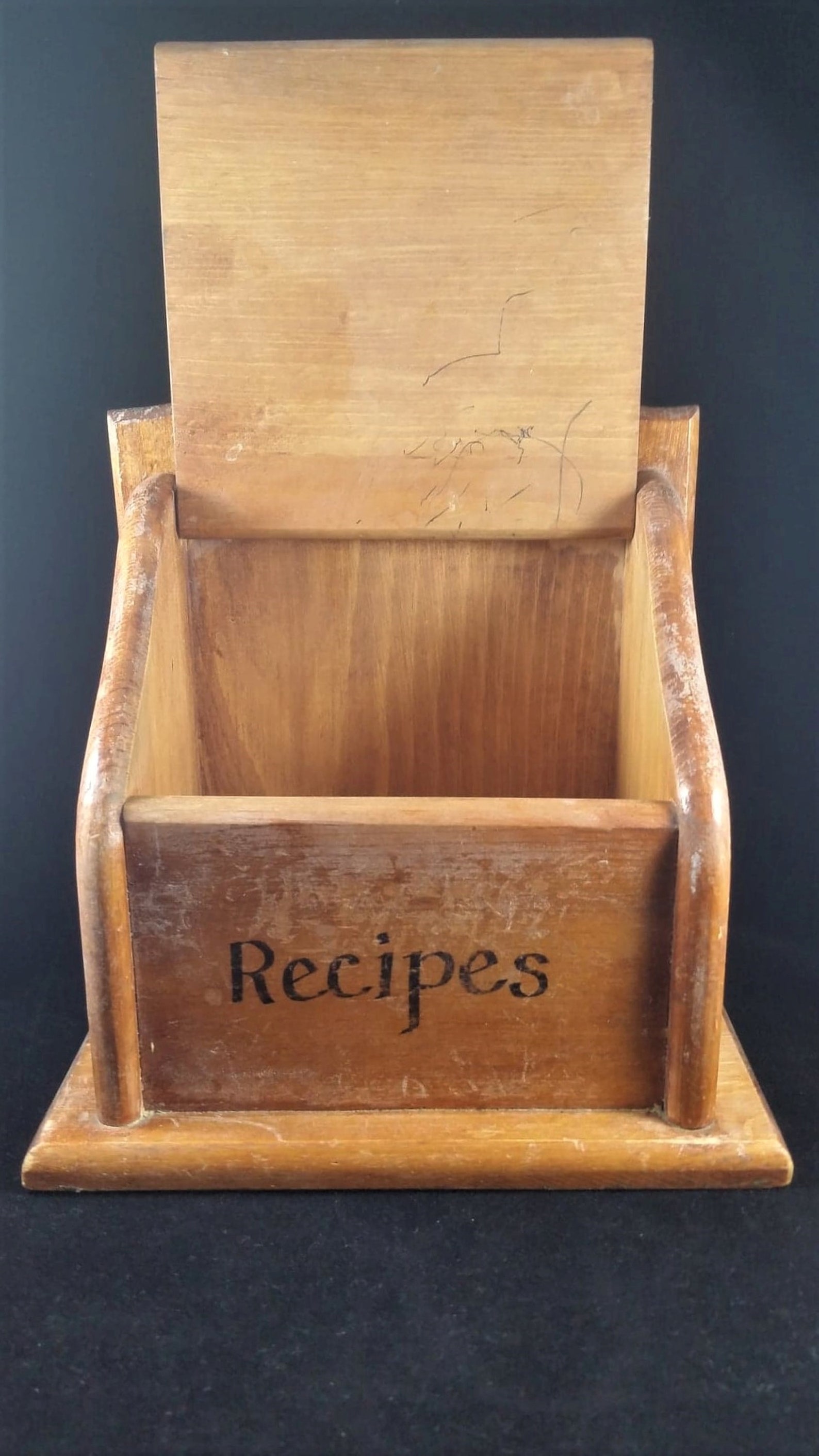 Eclectic Home Decor Hand Painted Recipe Box Kitchen and - Etsy