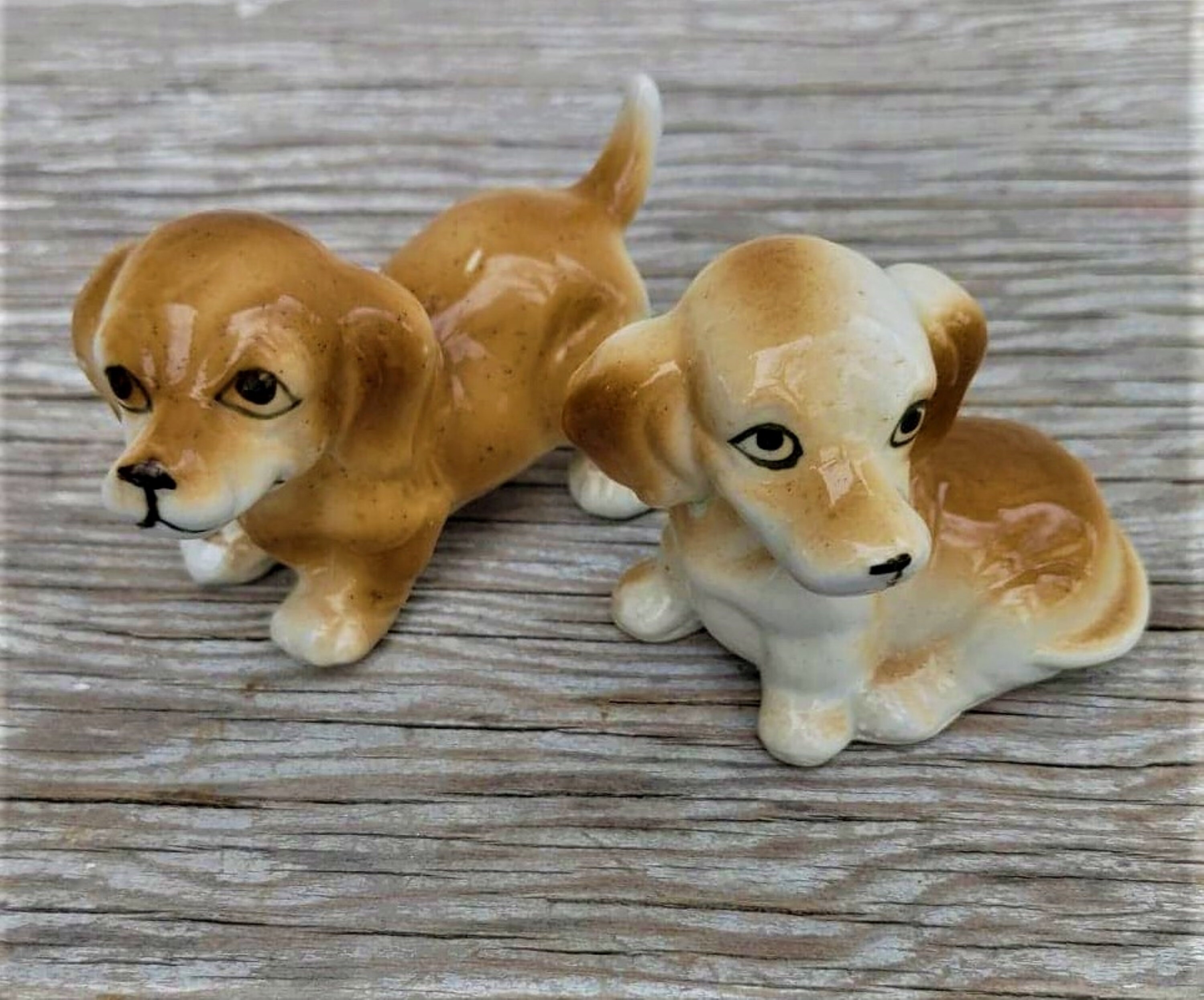 Vintage Dog Figurines Set of 2 Vintage Home Decor MCM | Etsy