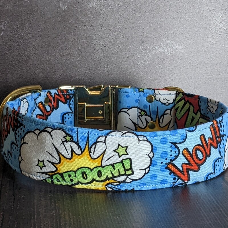 Superhero Dog Collar - Etsy UK