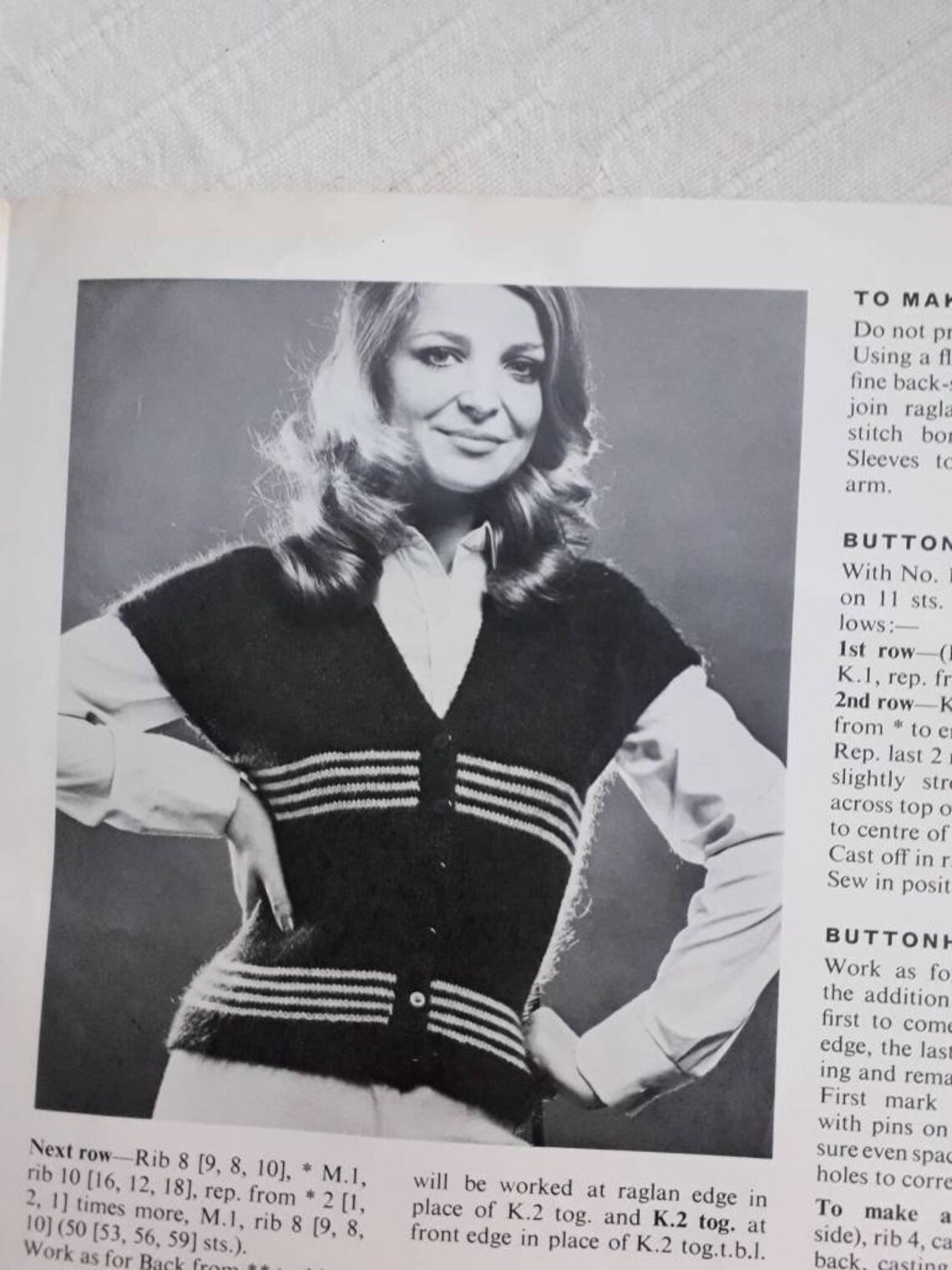 Four Vintage/retro Patons Knitting Patterns. 1970's/ 1980's. Halter ...