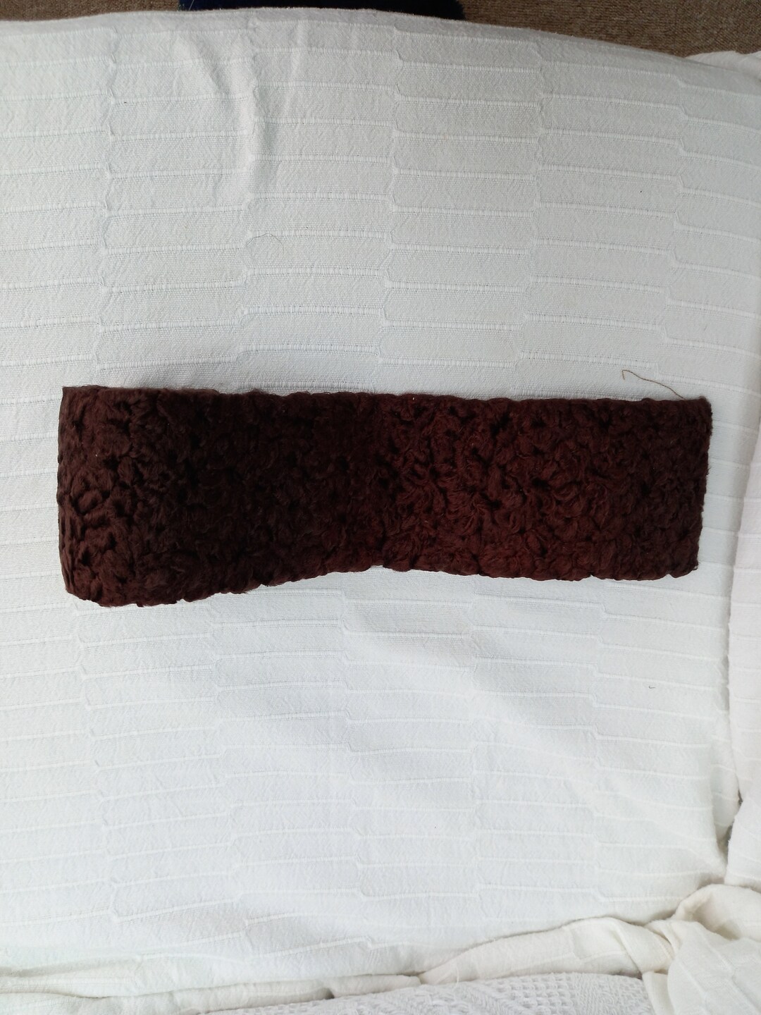 Vintage Dark Chocolate-coloured Faux Astrakhan Fur Trim. - Etsy