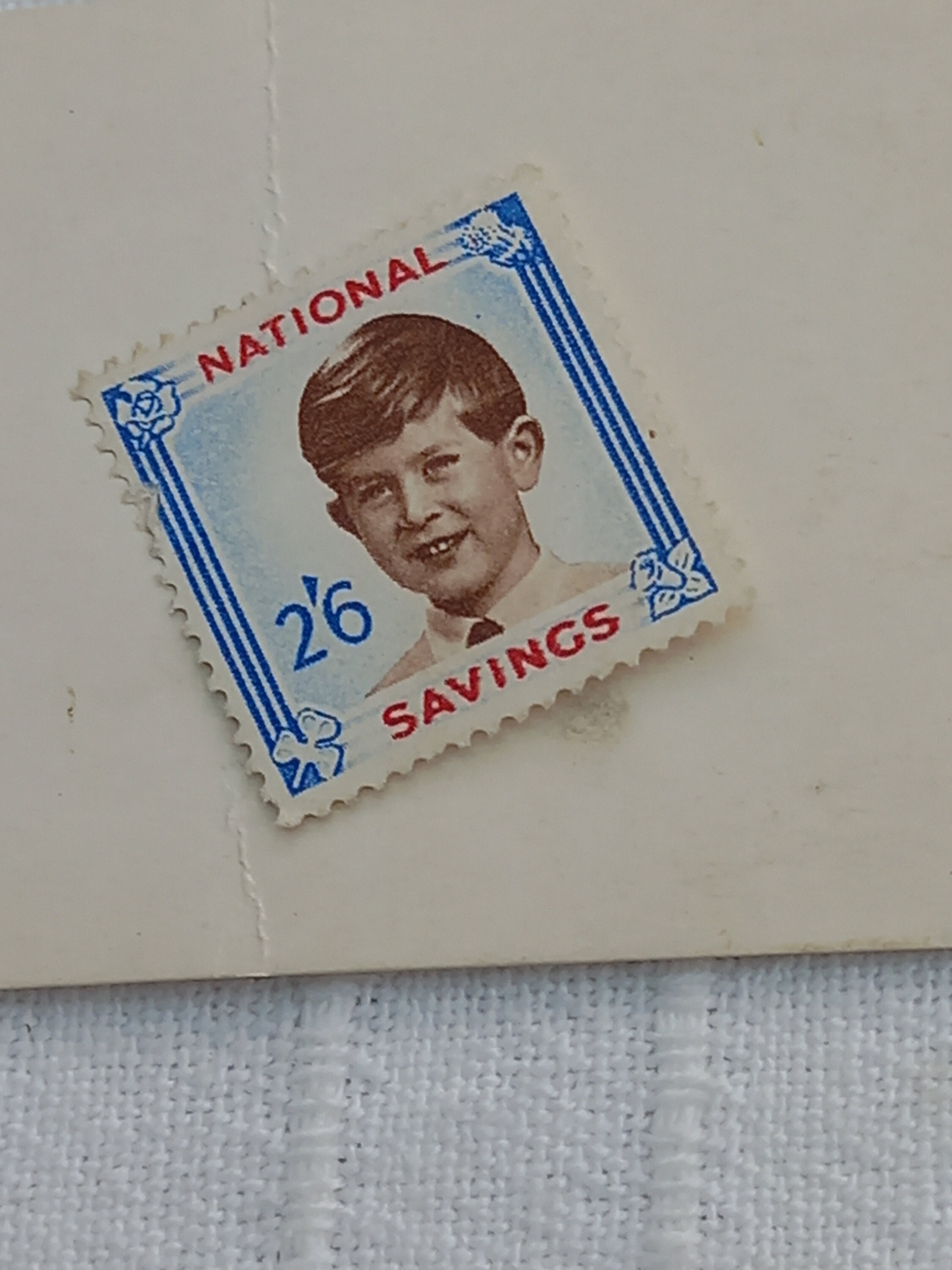 Rare Find. One National Savings Stamp Depicting the Then Prince Charles ...