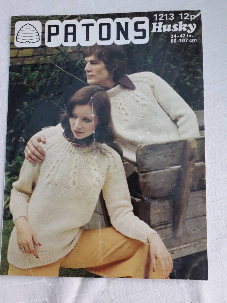 Four Vintage/retro Patons Knitting Patterns. 1970's/ 1980's. Halter ...