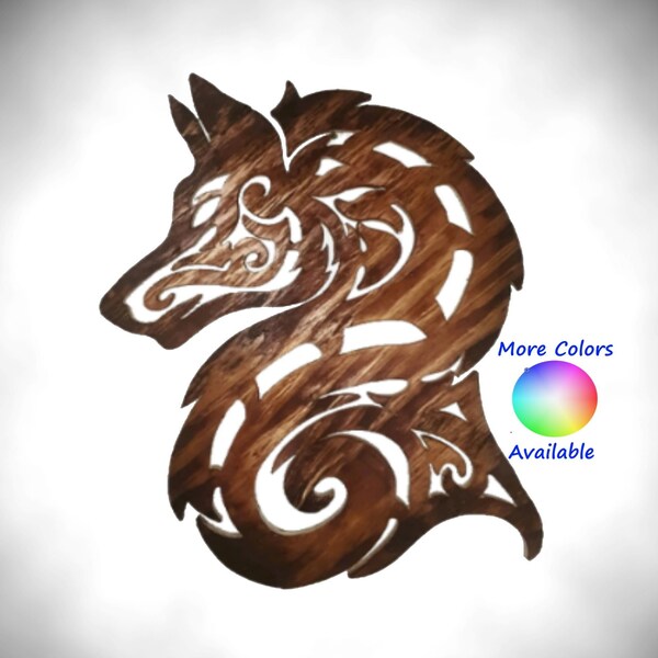 Wood Wolf - Etsy
