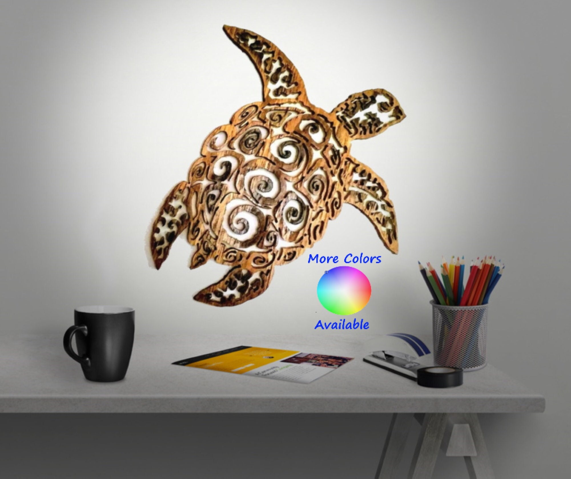 Sculpture Figurines Ocean Single Sea Turtle Décor Marine Life ...