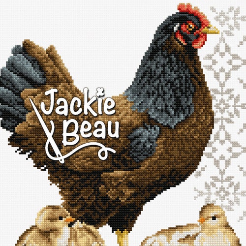 Serama Chicken Cross Stitch Pattern Instant PDF Download - Etsy