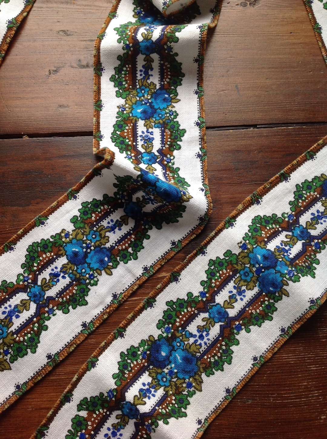 Antique Floral Fabric Trims , Traditional Staphorst, Holland - Etsy