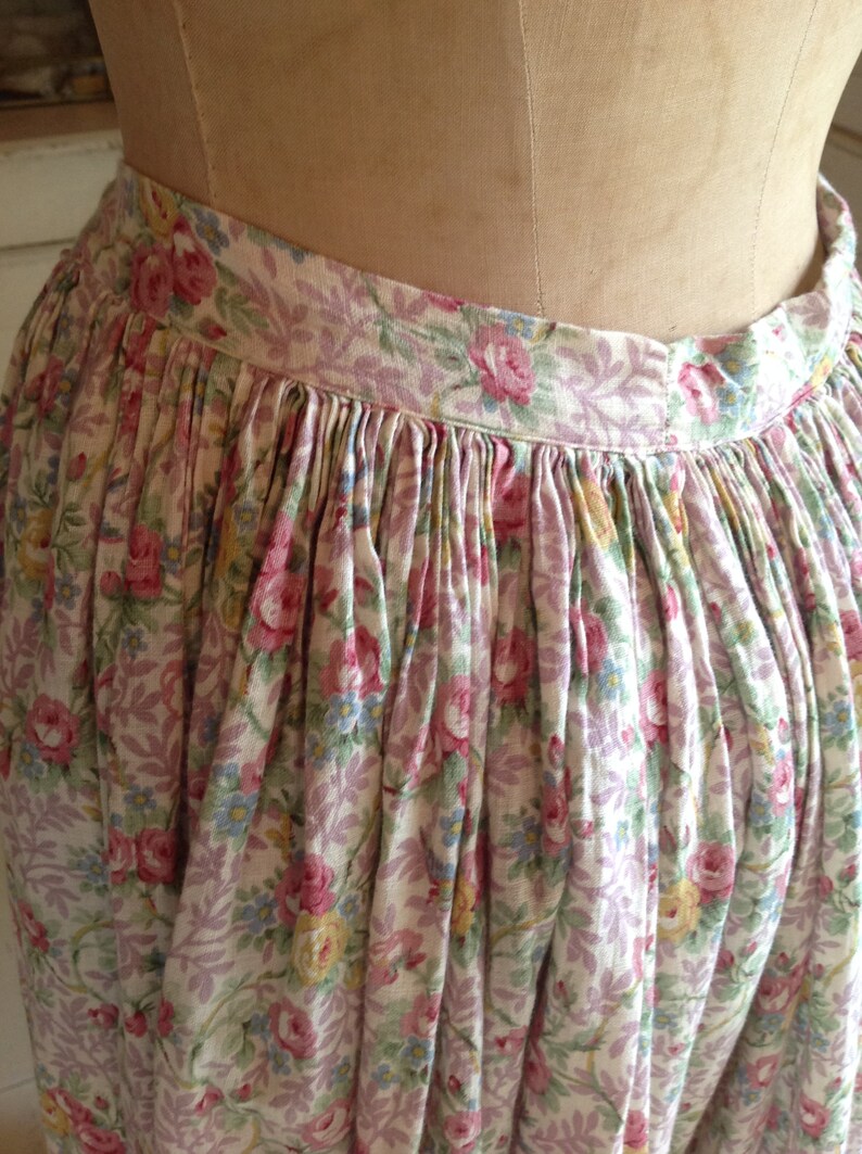 Antique Edwardian Floral Cotton Print 2PC Day Dress 1920s - Etsy