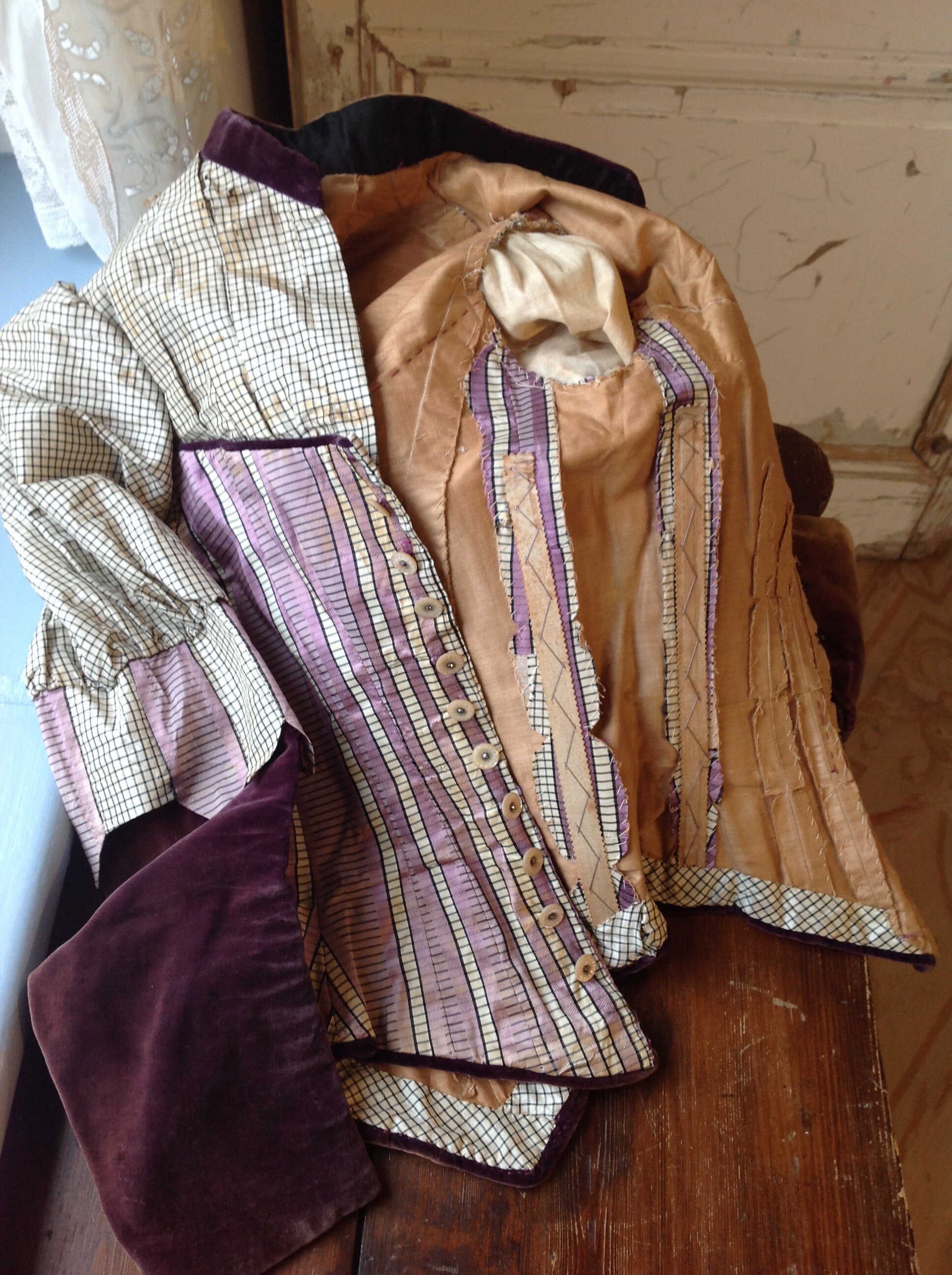 Antique silk and cotton bodice victorian | Etsy