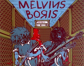 MELVINS / BORIS 18x24 Signed Screenprinted Official Show Posters ...