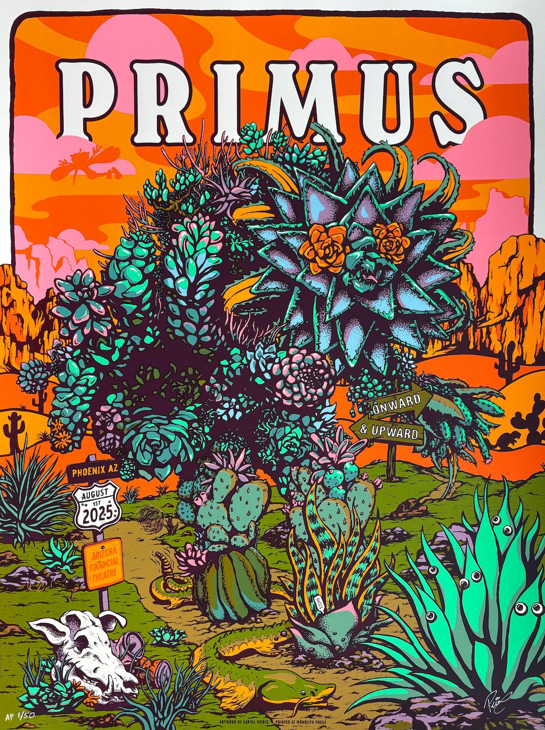 Primus Succs Official Show Poster - Phoenix, 2025, 18x24, Signed - Etsy