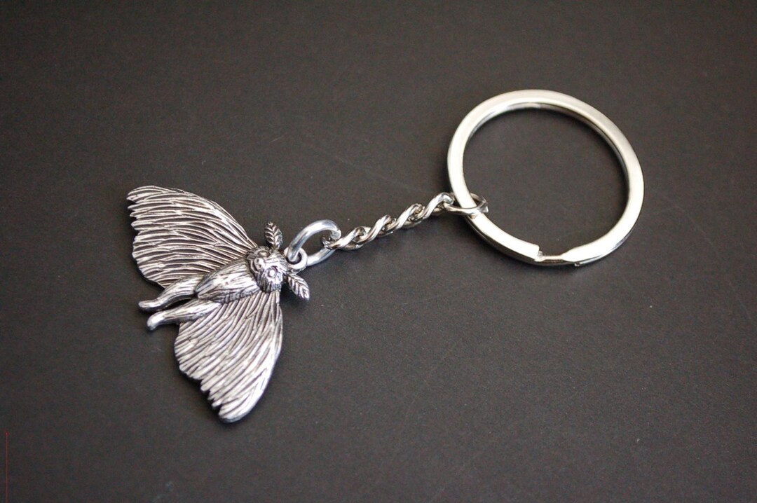 Mothman Flying Cryptid Keyring Keychain Moth Man Creature Folklore ...