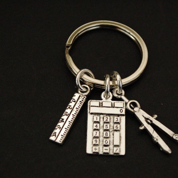 Calculator Keychain - Etsy