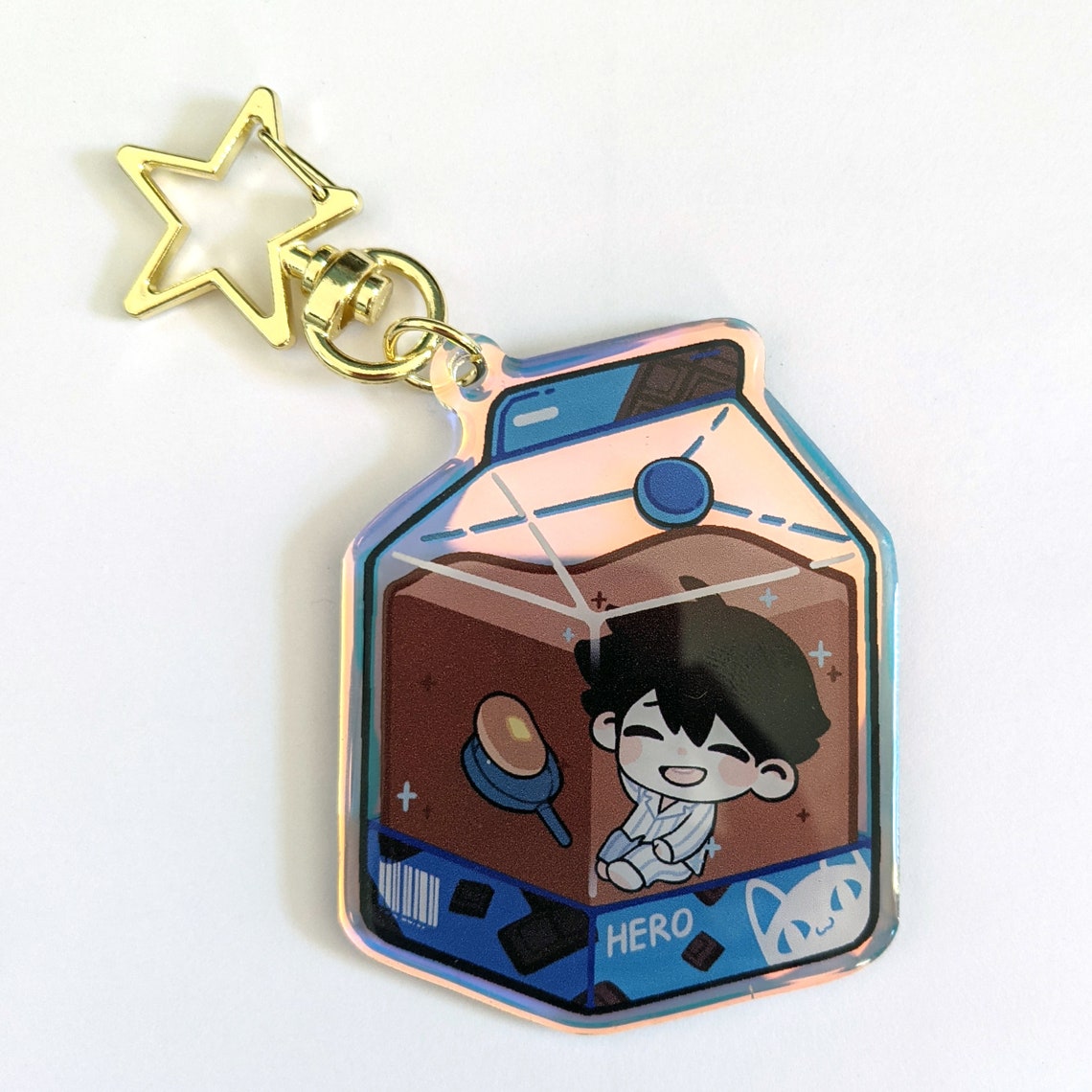 OMORI Charm OMORI Keychain Milk Set Sunny Charm Aubrey Charm - Etsy