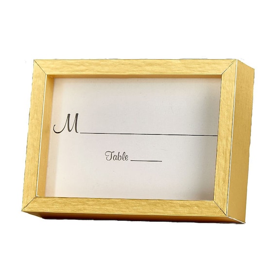 Gold Place Card Frame Gold Wood Photo Frame Place Card - Etsy