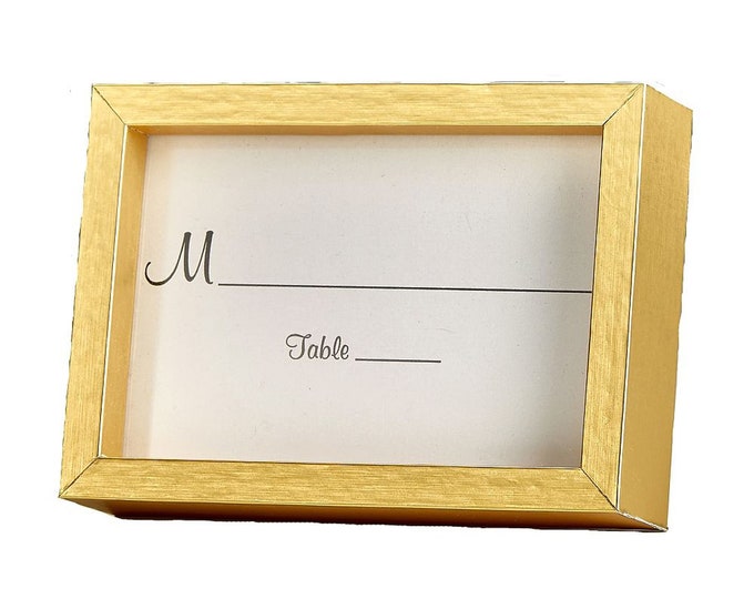 Gold Place Card Frame Gold Wood Photo Frame Place Card Holder Wedding ...