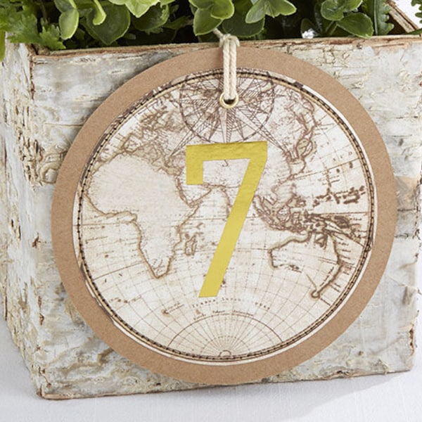 Gold Foil World Map - Etsy