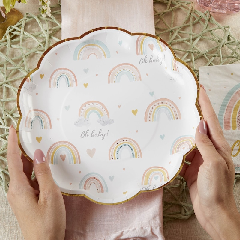 Baby Shower Plates - Etsy