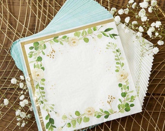 Floral Paper Napkins | Etsy