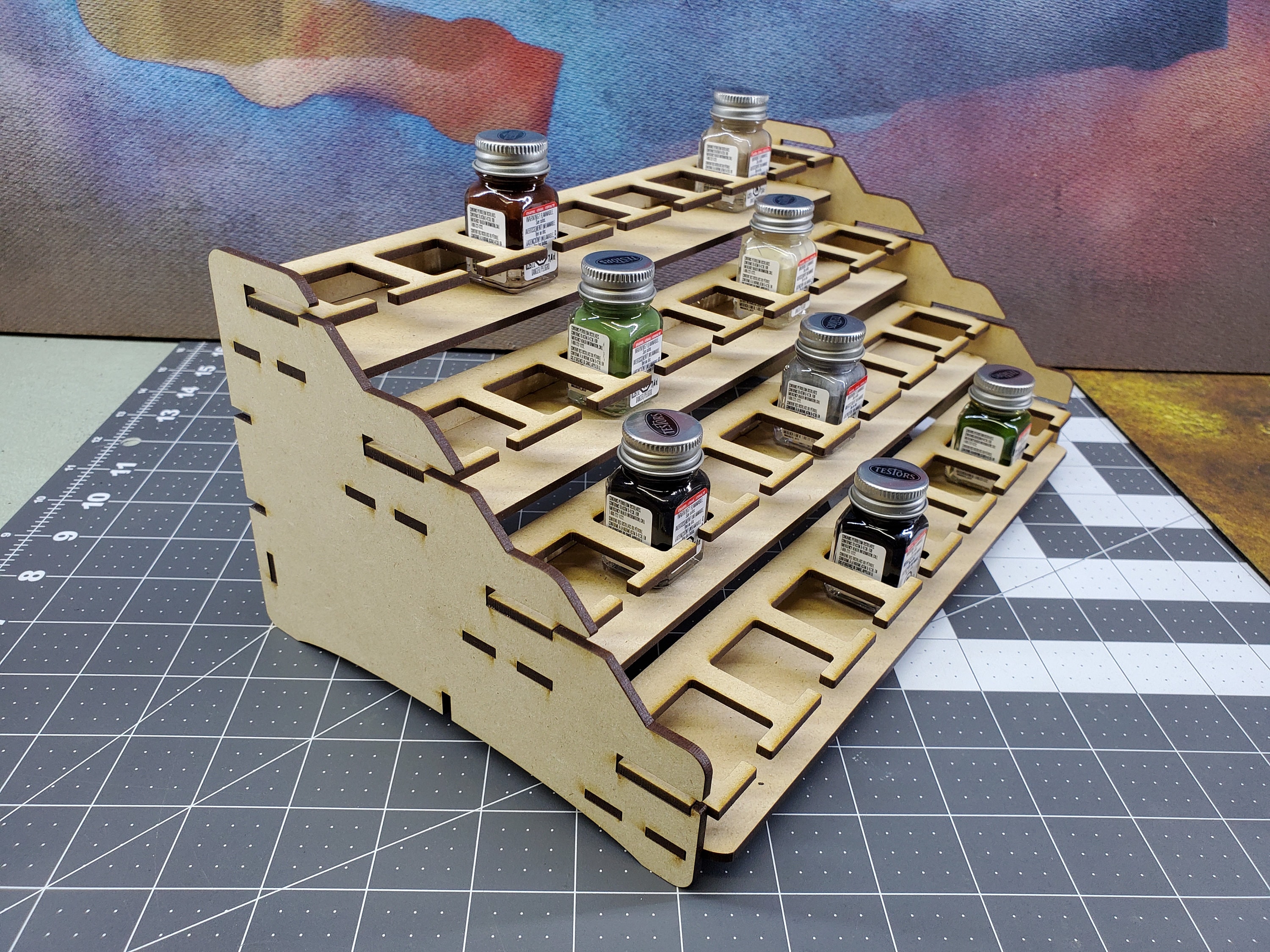 32 Pot Testor Modular Paint Rack - Etsy