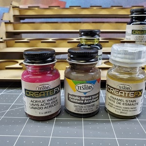28 Bottle Testor Createfx Paint Rack - Etsy