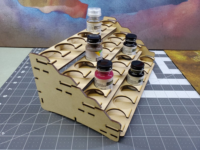 28 Bottle Testor Createfx Paint Rack - Etsy