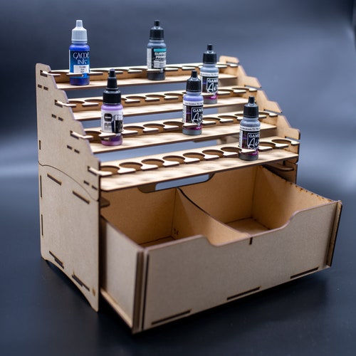 40 Bottle Vallejo/army Painter Modular Paint Rack - Etsy