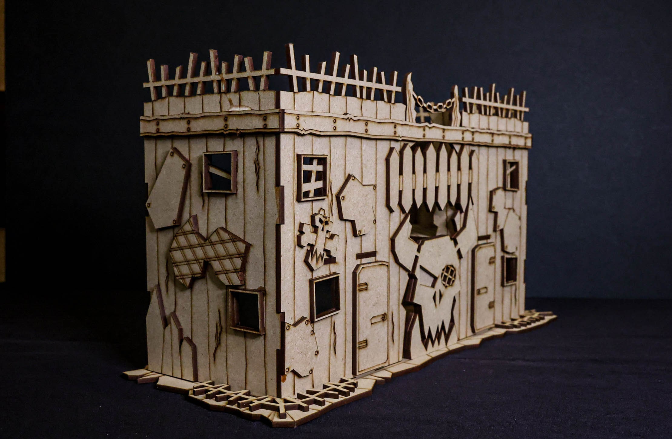 Ork Palisade: MDF Laser Cut Wargame Terrain - Etsy