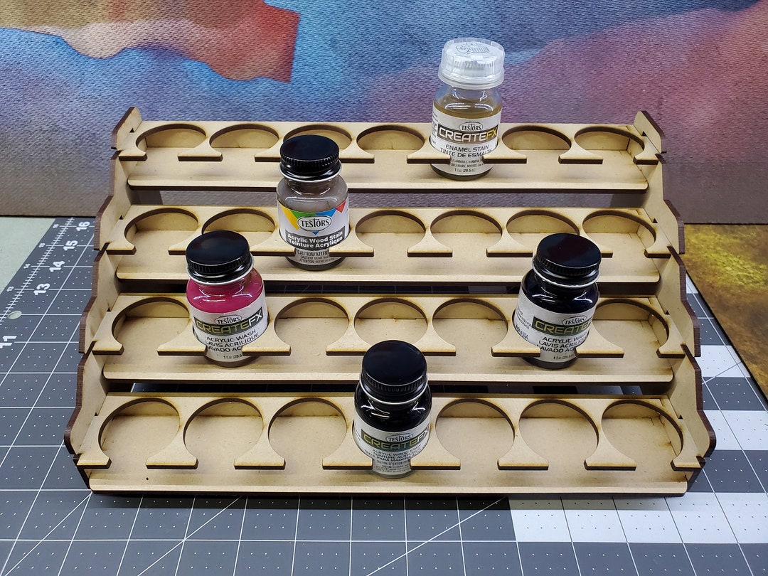 28 Bottle Testor Createfx Paint Rack - Etsy