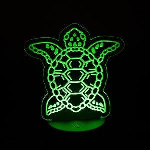 LED Sea Turtle Light - Etsy