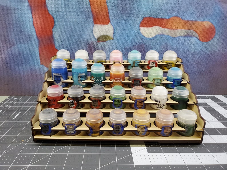 28 Pot Gw/citadel Modular Paint Rack - Etsy